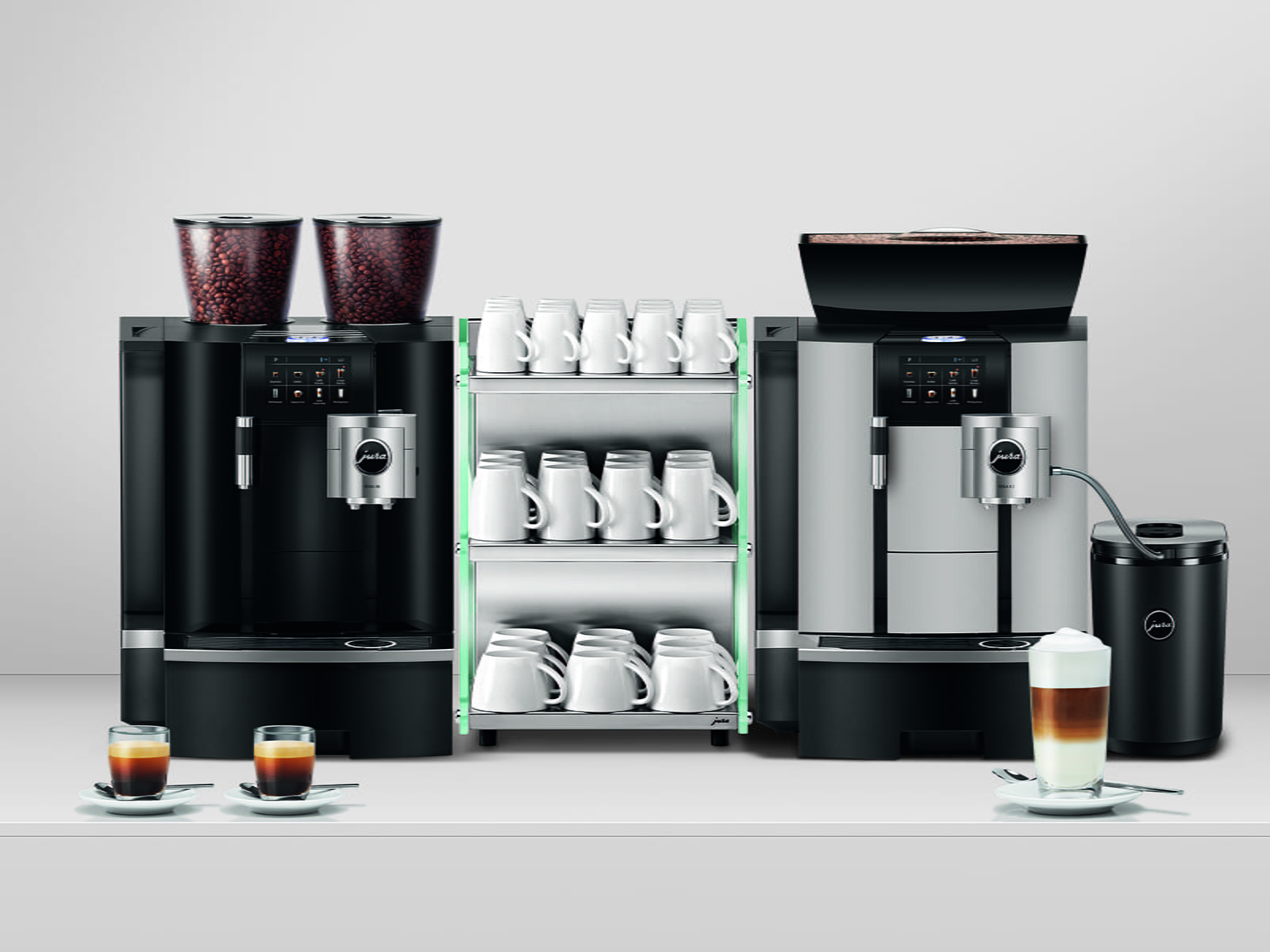 Automate JURA pentru cafea – specialitati: Latte Macchiato, Cappuccino ...